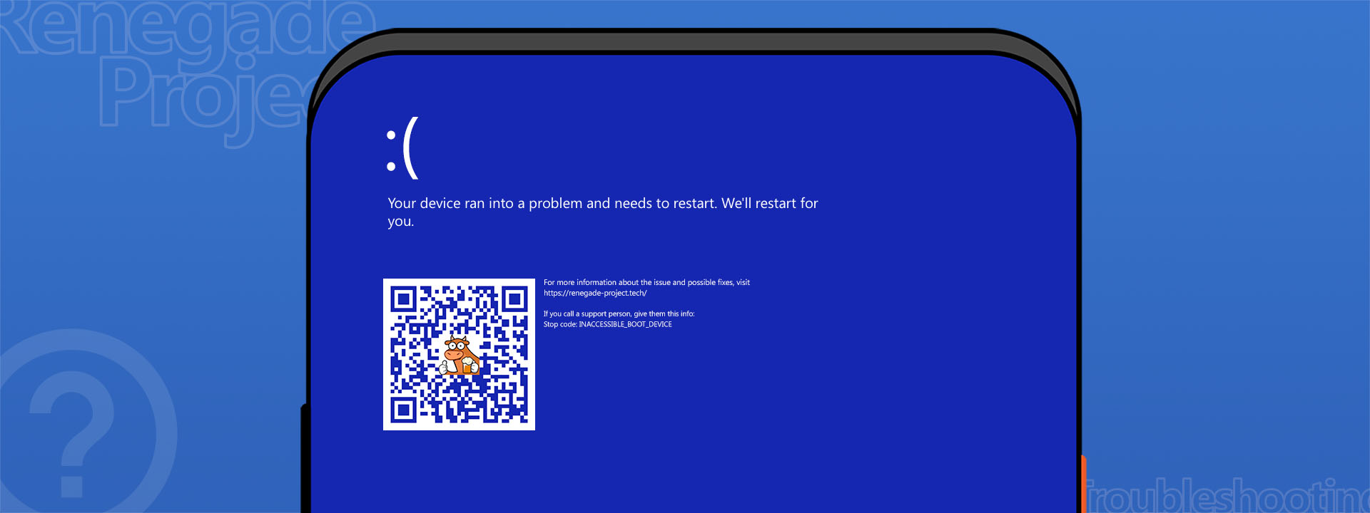 Troubleshooting | Renegade Project